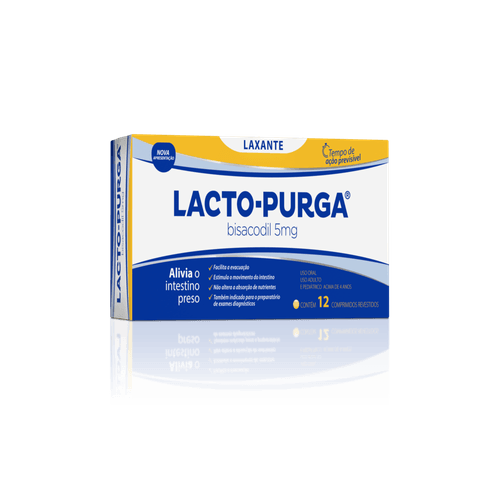 Lacto Purga 5mg 12 Comprimidos | Hypera Farma - ihypera2022