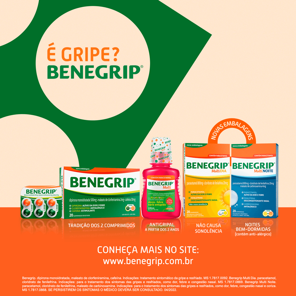 Benegrip Multi Solução Oral Frasco 240ml | Hypera Farma - vcmed
