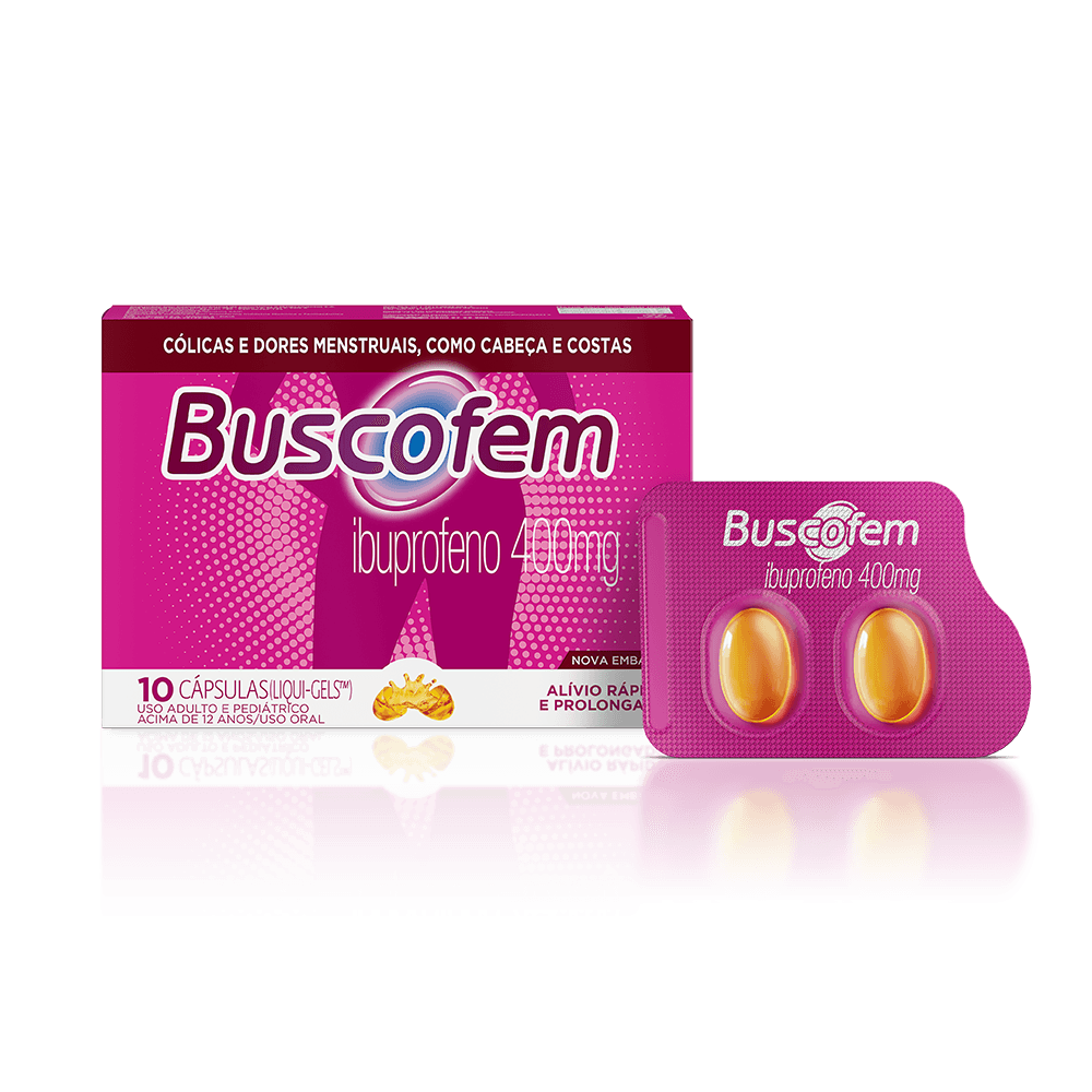 Buscofem 400mg Caixa 10 Capsulas - ihypera2022