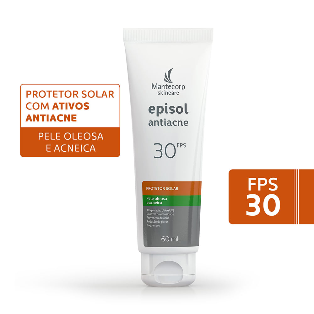 Protetor Solar Episol Antiacne FPS 30 | Hypera Farma - vcmed