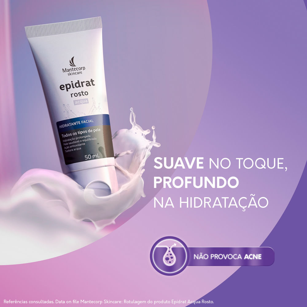 Hidratante Facial Epidrat Rosto Acqua 50ml - Mantecorp