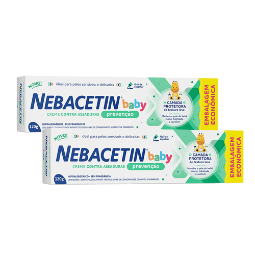 Kit Nebacetin Baby Creme Prevenção Bg 120G | Hypera Farma - vcmed