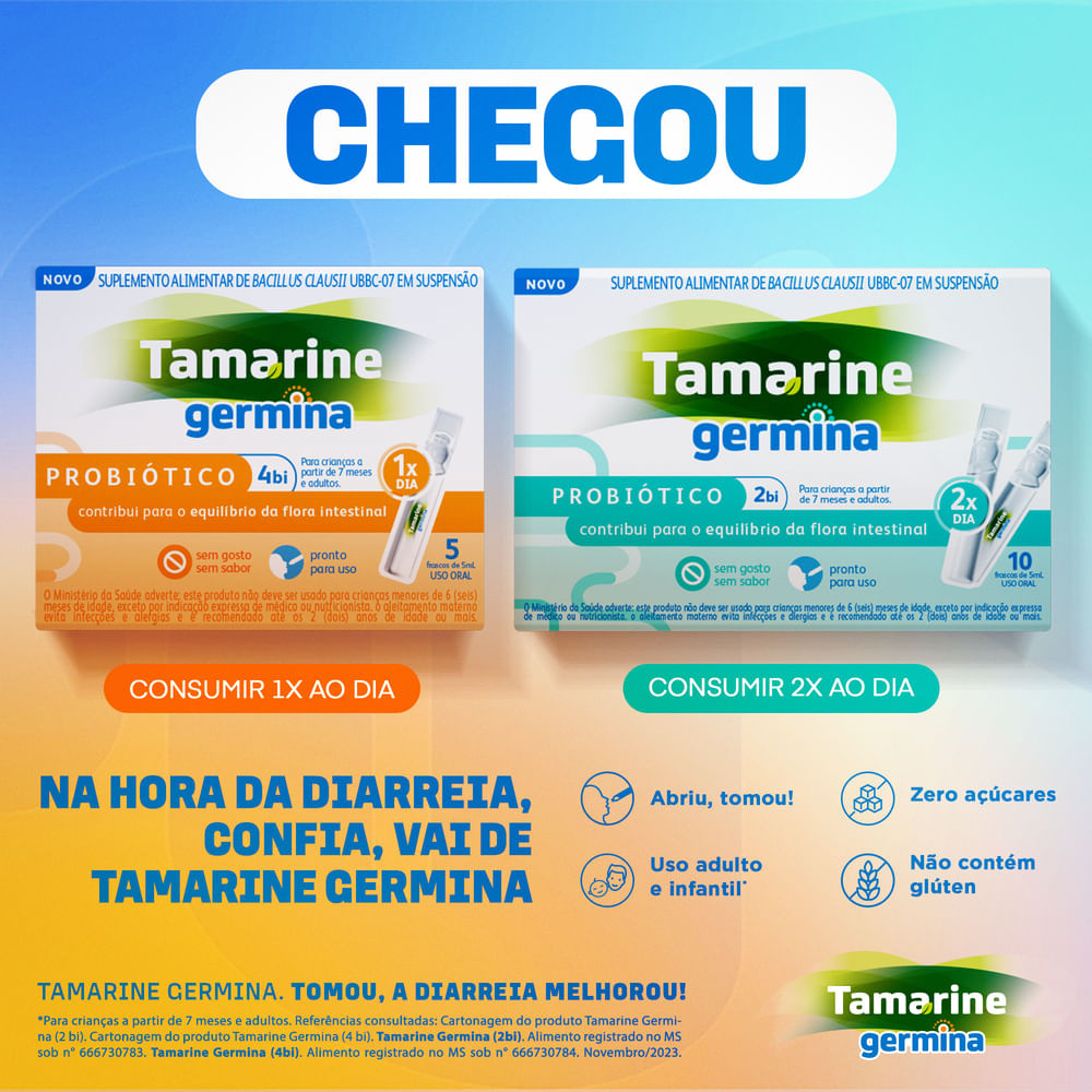 Probiótico Tamarine Germina 4BI | Hypera Farma - ihypera2022