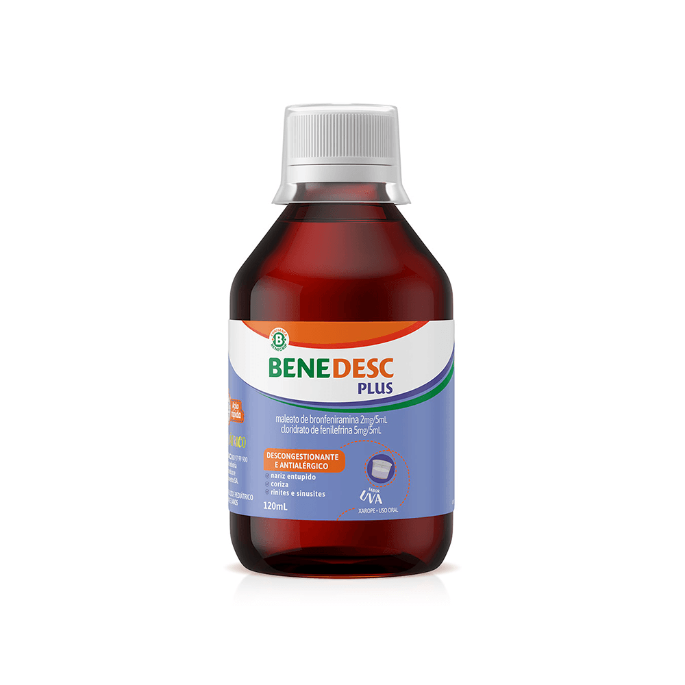 Benedesc Plus Xarope 120ml - ihypera2022