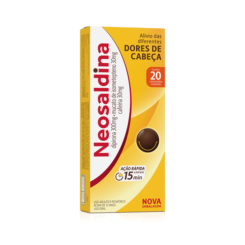 Neosaldina Caixa 20 Comprimidos - ihypera2022