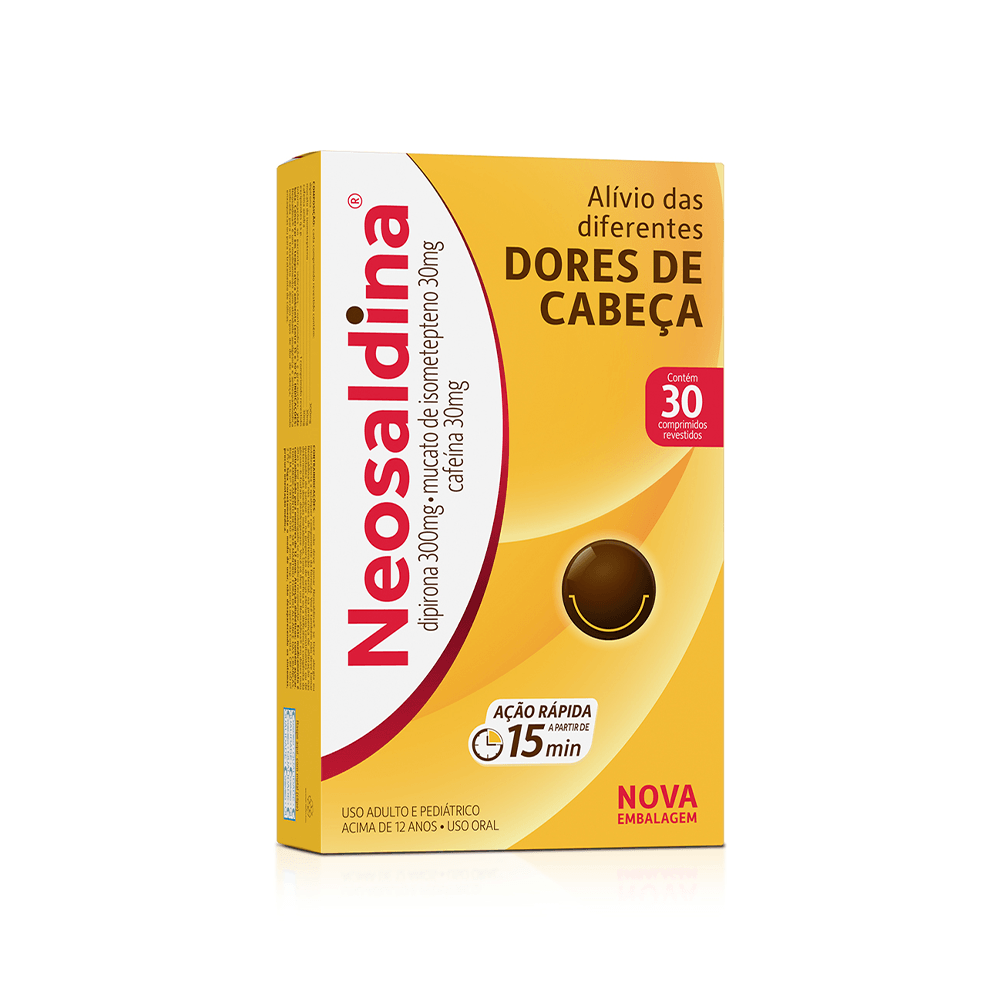 Neosaldina Caixa 30 Comprimidos - ihypera2022
