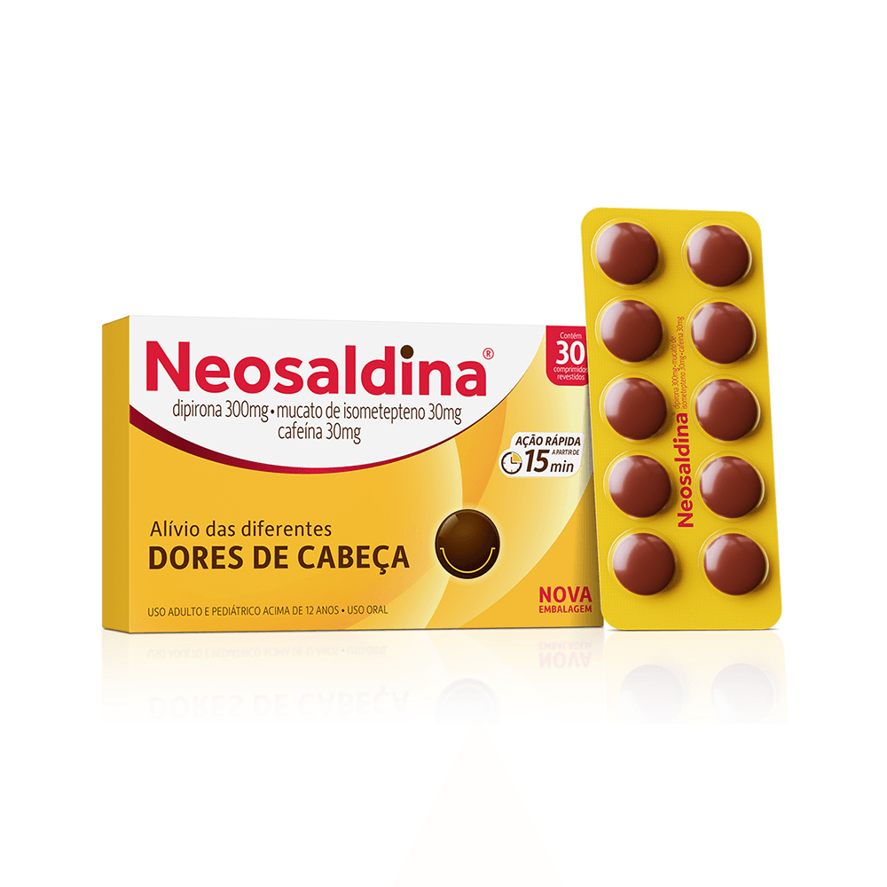 Neosaldina Caixa 30 Comprimidos - lojinhatemvalor2022