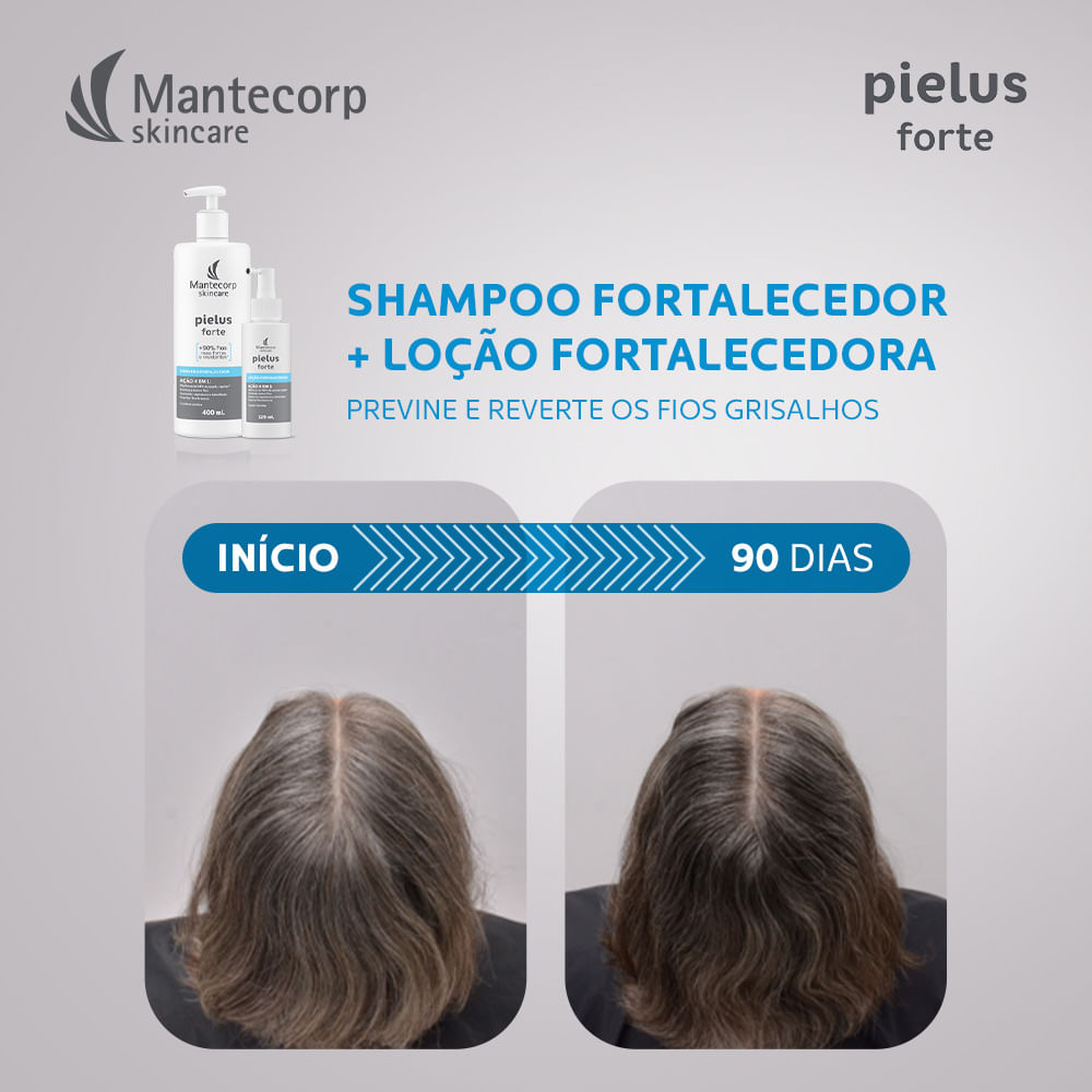 Shampoo Fortalecedor Pielus Forte - 400ml | Mantecorp Skincare - Mantecorp