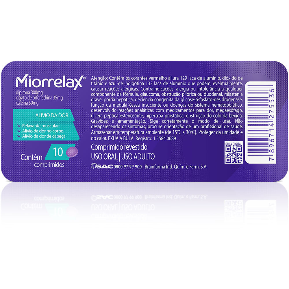 Miorrelax Caixa 10 Comprimidos Revestidos - ihypera2022
